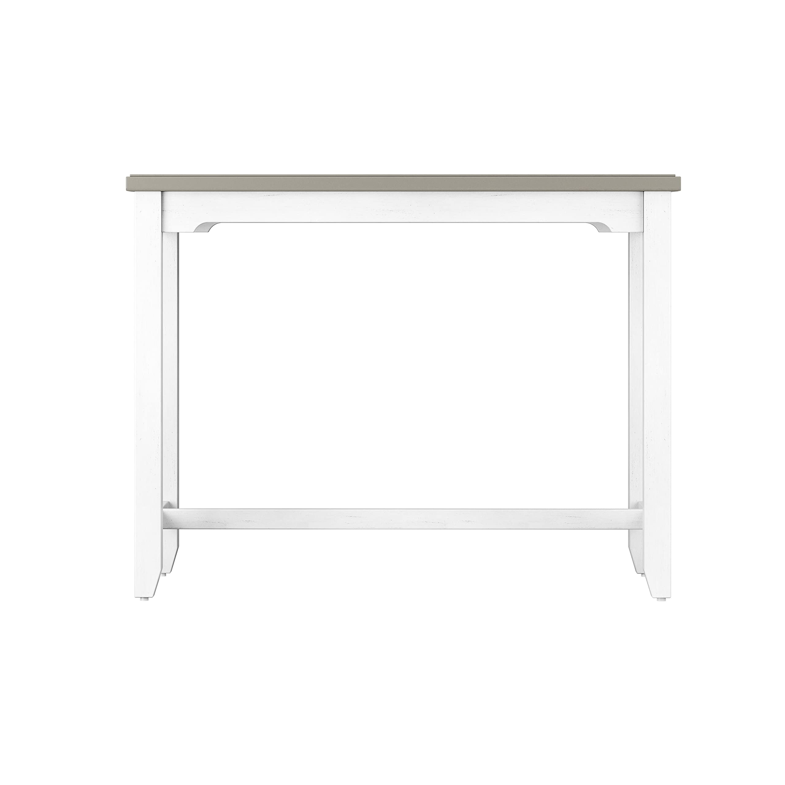 Hillsdale Furniture Hillsdale Clarion Side, Distressed Gray/Sea White Counter Height Table