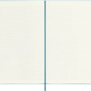 Moleskine Classic Notebook, Hard Cover, XL (7.5" x 9.5") Ruled/Lined, Reef Blue, 192 Pages