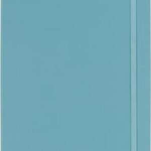 Moleskine Classic Notebook, Hard Cover, XL (7.5" x 9.5") Ruled/Lined, Reef Blue, 192 Pages