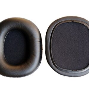 Replacement Ear Pads Cushion Repair Parts Compatible with Audio Technica ATH-SX1 ATH-SX1a ATH-PRO5V ATH-PRO5MK2 ATH-BPHS1 Headset (Black)