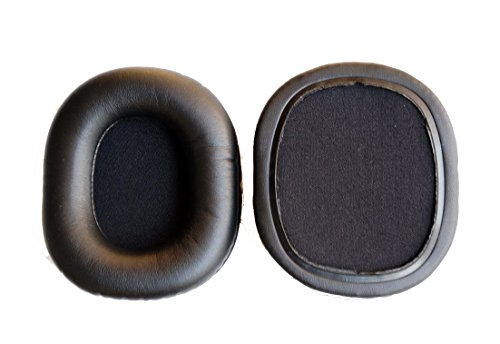 Replacement Ear Pads Cushion Repair Parts Compatible with Audio Technica ATH-SX1 ATH-SX1a ATH-PRO5V ATH-PRO5MK2 ATH-BPHS1 Headset (Black)