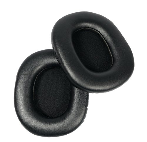 Replacement Ear Pads Cushion Repair Parts Compatible with Audio Technica ATH-SX1 ATH-SX1a ATH-PRO5V ATH-PRO5MK2 ATH-BPHS1 Headset (Black)