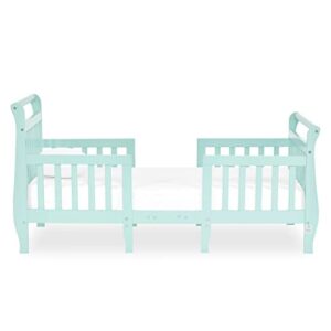 Dream On Me Emma 3-In-1 Convertible Toddler Bed In Mint, Converts To Two Chairs And-Table, Low To Floor Design, JPMA Certified, Non-Toxic Finishes, Safety Rails