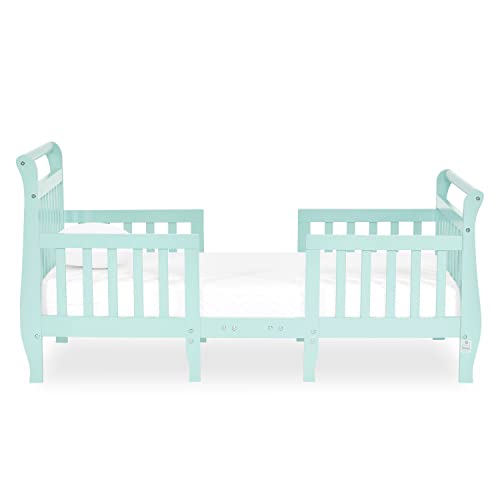 Dream On Me Emma 3-In-1 Convertible Toddler Bed In Mint, Converts To Two Chairs And-Table, Low To Floor Design, JPMA Certified, Non-Toxic Finishes, Safety Rails