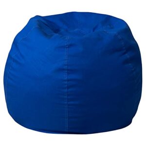 Flash Furniture Dillon Small Solid Royal Blue Bean Bag Chair for Kids and Teens