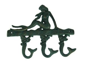 gsm cast iron mermaid coat rack