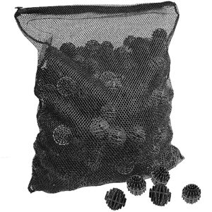 aquatic experts bio balls filter media bulk - 1.5 inch bio balls for pond filter, bio balls large for pond filter media for outdoor ponds, bio balls for aquarium filter (300 count with mesh bag)