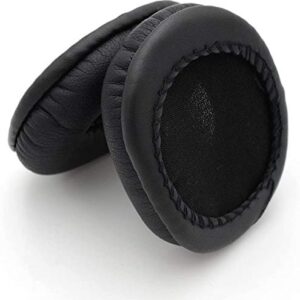 YunYiYi Leather Replacement Ear Pads Foam Earpads Pillow Cushions Covers Cups Repair Parts Compatible with VXI Blue Parrot B350XT Headset Headphones Black