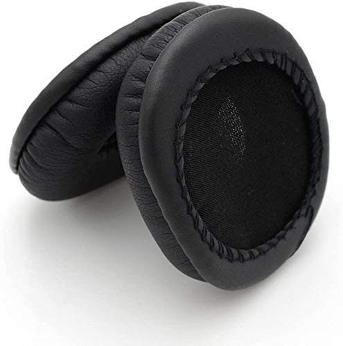 YunYiYi Leather Replacement Ear Pads Foam Earpads Pillow Cushions Covers Cups Repair Parts Compatible with VXI Blue Parrot B350XT Headset Headphones Black