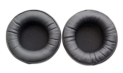 Replacement Earpads Compatible with Pioneer Pro DJ HDJ-700-K HDJ700 Headphone,Earmuffs Repair Parts (Black 1 Pair)