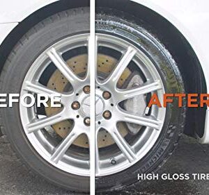 303 High Gloss Tire Shine & Protectant - Long-Lasting, Water-Based Formula - Superior UV Protection - No Harmful Silicones - Prevents Cracking - 16 fl. oz. (30395CSR) Packaging May Vary