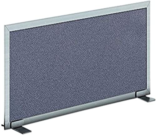 Obex Acoustical Free Standing Screen, Cubicle Accessories Desk Privacy Panel, Office Furniture Partitions Portable Sound Proof Dividers, 24" X 30", Twilight