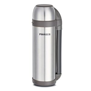 pioneer flasks large vacuum flask, 1.8l, gebürsteter stahl