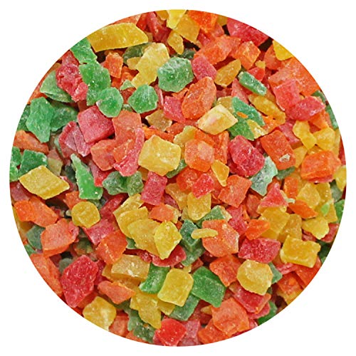 Island Blend Treat (3 lb.) - Healthy Natural Dried Diced Fruit Treat - Pineapple & Papaya - Sugar Gliders, Rats, Chinchillas, Ferrets, Parrots, Hamsters, Squirrels, Hedgehogs, Guinea Pigs & Small Pets