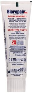 biorepair sensitive teeth daily toothpaste - 2.54 fluid ounces (75ml) tubes (pack of 2) [ italian import ]