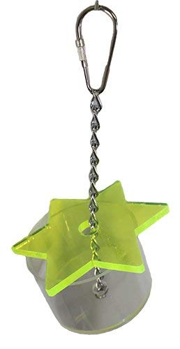 Star Forage Cup - Durable Treat Foraging Cage Accessory Toy - for Sugar Gliders, Squirrels, Chinchillas, Prairie Dogs, Degus, Opossums, Marmosets, Monkeys, Parrots, Birds, Rats, Hamsters, & Gerbils