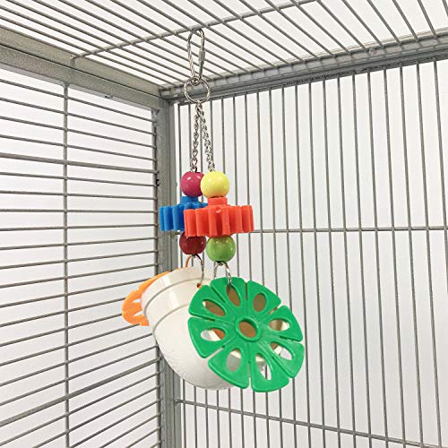 PVC Forager - Durable Fun Treat Foraging Cage Accessory Toy - for Sugar Gliders, Squirrels, Chinchillas, Prairie Dogs, Degus, Skunks, Marmosets, Monkeys, Parrots, Birds, Rats, Hamsters & Gerbils