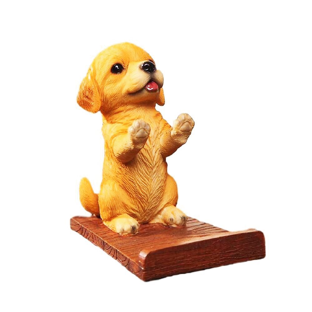 Puppy Dog Cell Phone Stands Pet Smartphone Holder for Desk Golden Retriever