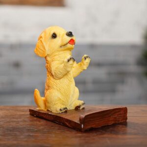 Puppy Dog Cell Phone Stands Pet Smartphone Holder for Desk Golden Retriever