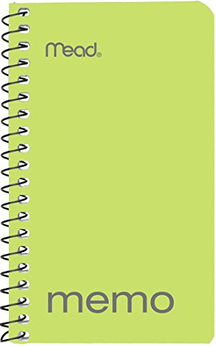 Mead Small Notebook, 24 Pack of pocket notebook 3x5 " College Ruled Small Memo Pad Wirebound 60 Sheets, Pastel Colors of Mini Notebook in Bulk pack