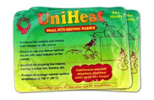 uniheat shipping warmer 30+ hours, 24 pack >plus!< 1-10"x18" shipping bag, 30+ hour warmth for shipping live corals, small pets, fish, insects, reptiles, etc.