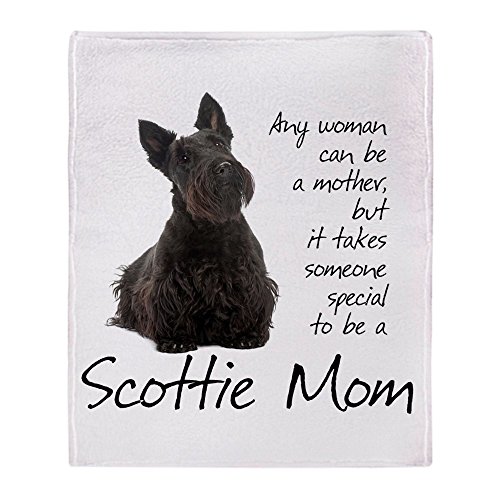 CafePress Scottie Mom Throw Blanket Super Soft Fleece Plush Throw Blanket, 60"x50"