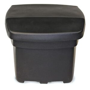 fcmp outdoor - outdoor salt, sand, and storage bin, black