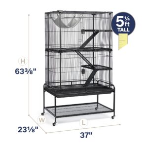 Prevue Pet Products 484 Deluxe Critter Cage, Dark Gray