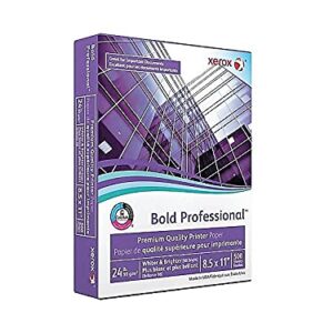 Xerox 3R13038 Bold Professional Quality Paper, 98 Bright, 8 1/2 X 11, White, 500 Sheets/Rm (Xer3r13038)