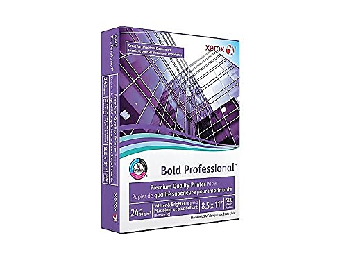 Xerox 3R13038 Bold Professional Quality Paper, 98 Bright, 8 1/2 X 11, White, 500 Sheets/Rm (Xer3r13038)