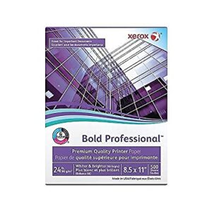 Xerox 3R13038 Bold Professional Quality Paper, 98 Bright, 8 1/2 X 11, White, 500 Sheets/Rm (Xer3r13038)