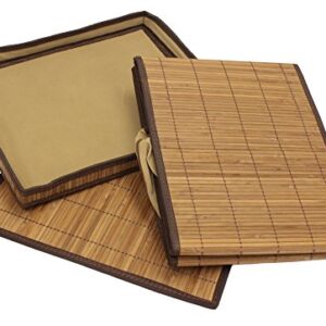 Seta Direct, Brown Natural Bamboo Storage Organization Box with Lid [1 Pack]