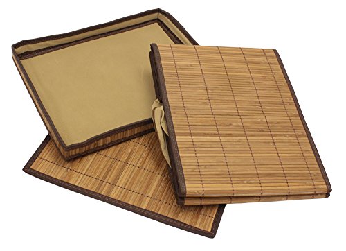 Seta Direct, Brown Natural Bamboo Storage Organization Box with Lid [1 Pack]