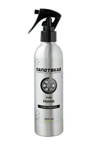 nanotekas nano rim coating 250ml | wheel sealant nanotechnology rim cleaner and protection from brake dust