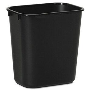 boardwalk 14qtwbbla soft-sided wastebasket, 14qt, plastic, black