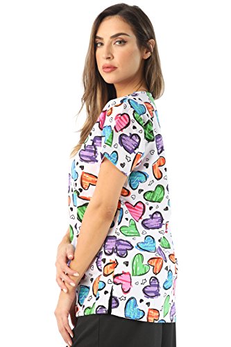 Just Love Women's Scrub Tops Scrubs 216V-28-1X