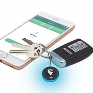 TrackR pixel - Bluetooth Tracking Device. Item Tracker. Phone Finder. iOS/Android Compatible - Black (5 Pack)