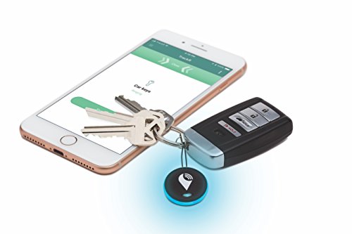 TrackR pixel - Bluetooth Tracking Device. Item Tracker. Phone Finder. iOS/Android Compatible - Black (5 Pack)