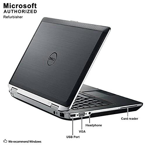 Dell Latitude E6420 14.1 Inch Business Laptop Computer, Intel Dual-Core I7-2620M up to 3.4GHz, 8GB RAM, 1TB HDD, DVD, HDMI, Windows 10 Professional (Renewed)