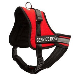 Head Tilt Service Dog Harness, Large, Red