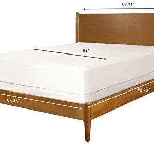 Crosley Furniture KF725001AC Landon Platform Bed and Headboard, Queen, Acorn