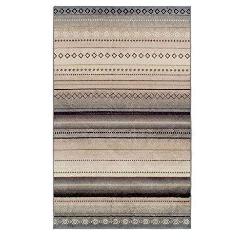 SUPERIOR Area Rugs for Bedroom, Farmhouse, Kitchen, Entryway, Laundry Room | Living Room Decor | Delgado Collection, 4' x 6', Beige