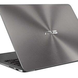 ASUS ZenBook 14 Thin and Light Laptop - 14” Full HD WideView, 8th gen Core i7-8550U Processor, 16GB DDR3, 512GB SSD, Backlit KB, Fingerprint Reader, Grey, Windows 10 Home - UX430UA-DH74