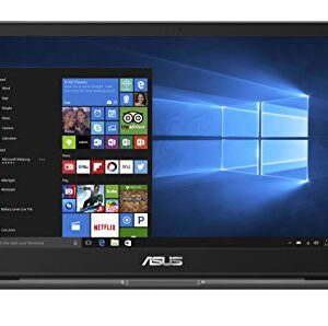 ASUS ZenBook 14 Thin and Light Laptop - 14” Full HD WideView, 8th gen Core i7-8550U Processor, 16GB DDR3, 512GB SSD, Backlit KB, Fingerprint Reader, Grey, Windows 10 Home - UX430UA-DH74