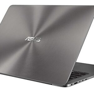 ASUS ZenBook 14 Thin and Light Laptop - 14” Full HD WideView, 8th gen Core i7-8550U Processor, 16GB DDR3, 512GB SSD, Backlit KB, Fingerprint Reader, Grey, Windows 10 Home - UX430UA-DH74