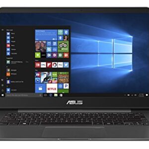 ASUS ZenBook 14 Thin and Light Laptop - 14” Full HD WideView, 8th gen Core i7-8550U Processor, 16GB DDR3, 512GB SSD, Backlit KB, Fingerprint Reader, Grey, Windows 10 Home - UX430UA-DH74