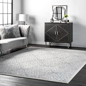 nuloom contessa ombre area rug, 10' x 14', grey