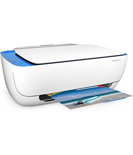 HP DeskJet 3630 Series All in One Wireless Printer (Renewed) (Blue)