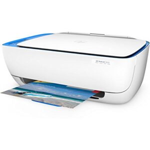 HP DeskJet 3630 Series All in One Wireless Printer (Renewed) (Blue)