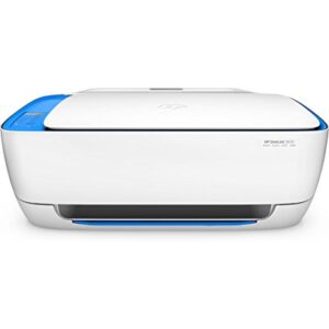 HP DeskJet 3630 Series All in One Wireless Printer (Renewed) (Blue)